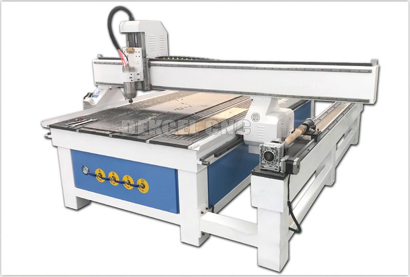DSP Cylinder 4 Axis Wood Engraving CNC Router Vacuum Table with Rotary ...