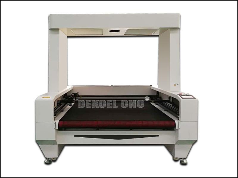CCD visual double rails fabric laser cutting machine with auto feeding ...