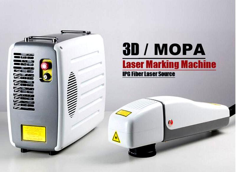 portable mopa color fiber laser marking machine for stainless steel ...
